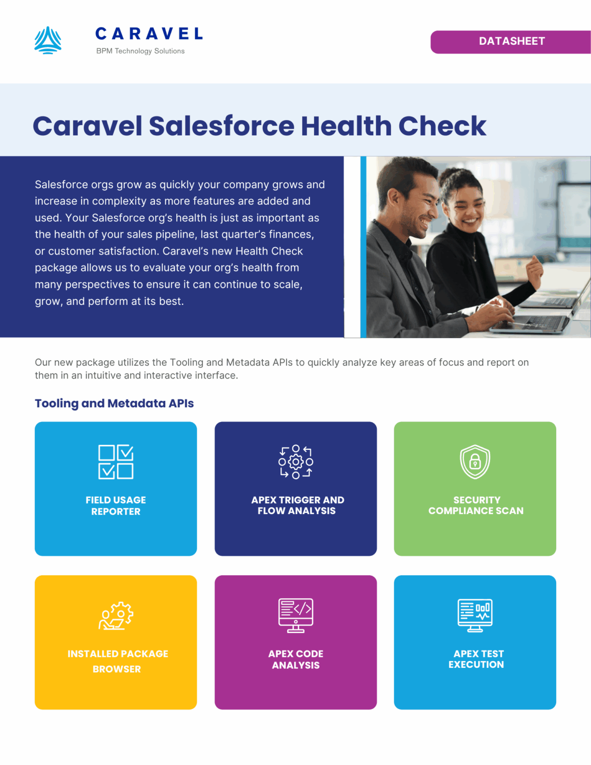 Caravel Datasheet | Salesforce Health Check - Caravel, BPM Technology ...