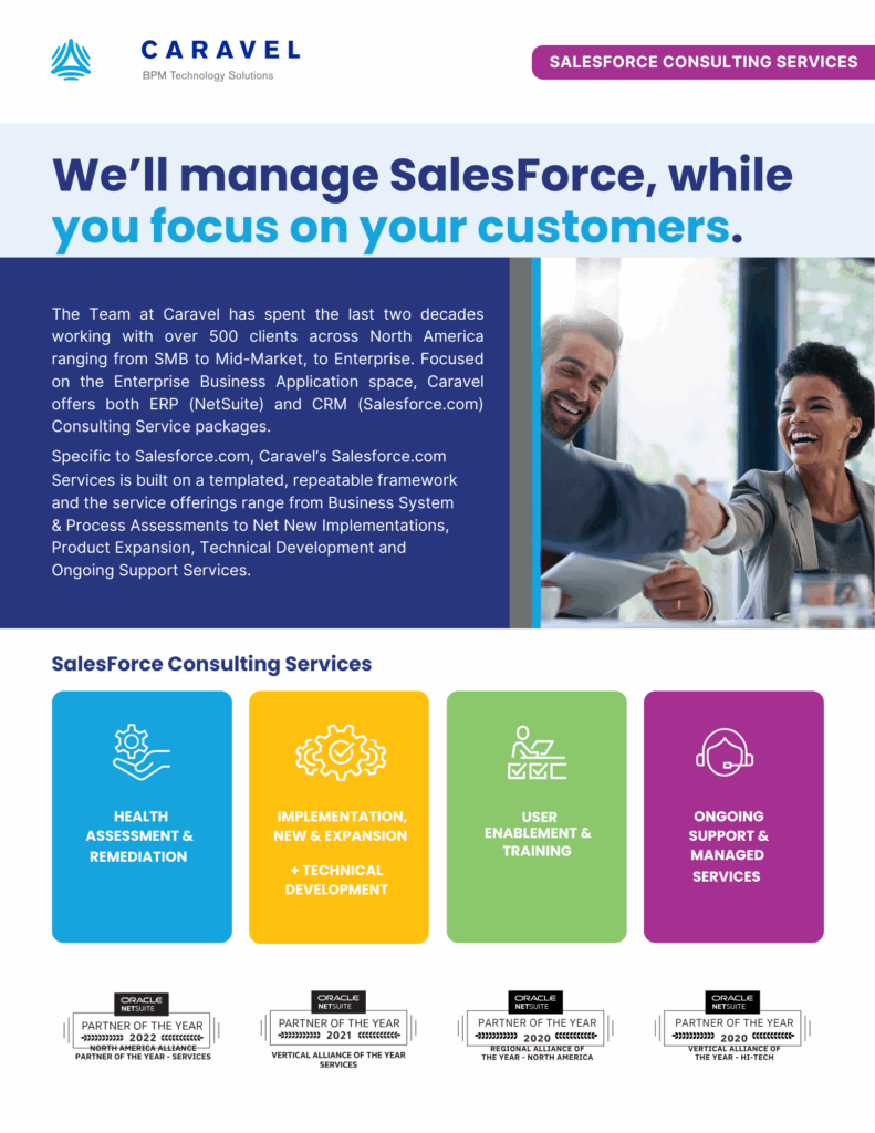 Caravel Datasheet | Salesforce Consulting Services - Caravel, BPM ...